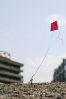 Slinkachu’s street art, ‘Concrete Ocean’ – Street Art London
